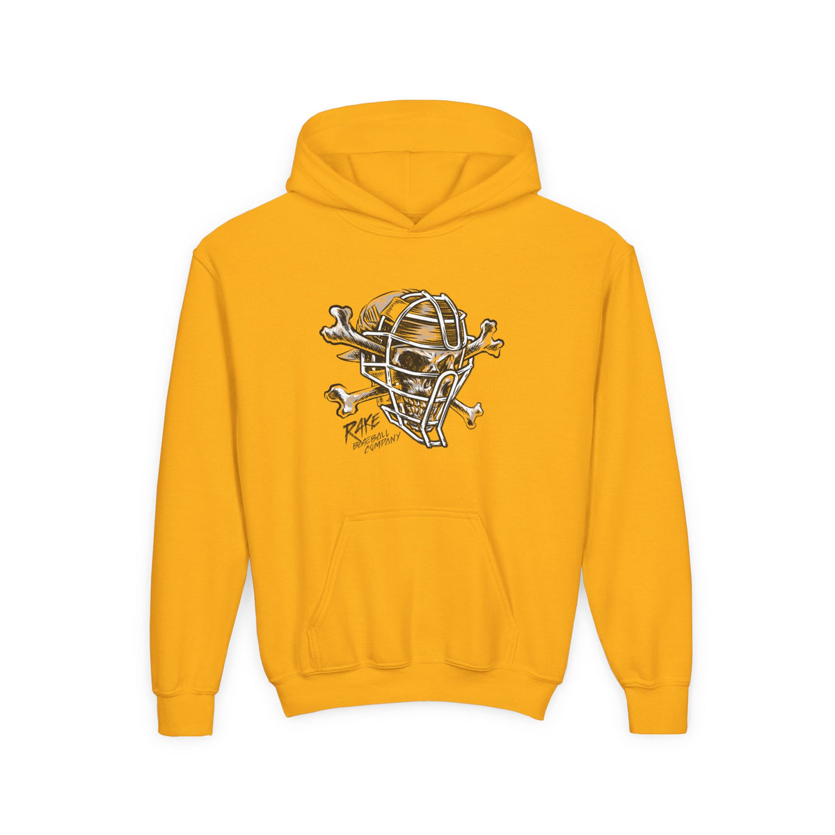 Kids Catchers Skull Hoodie – Rake Baseball Company